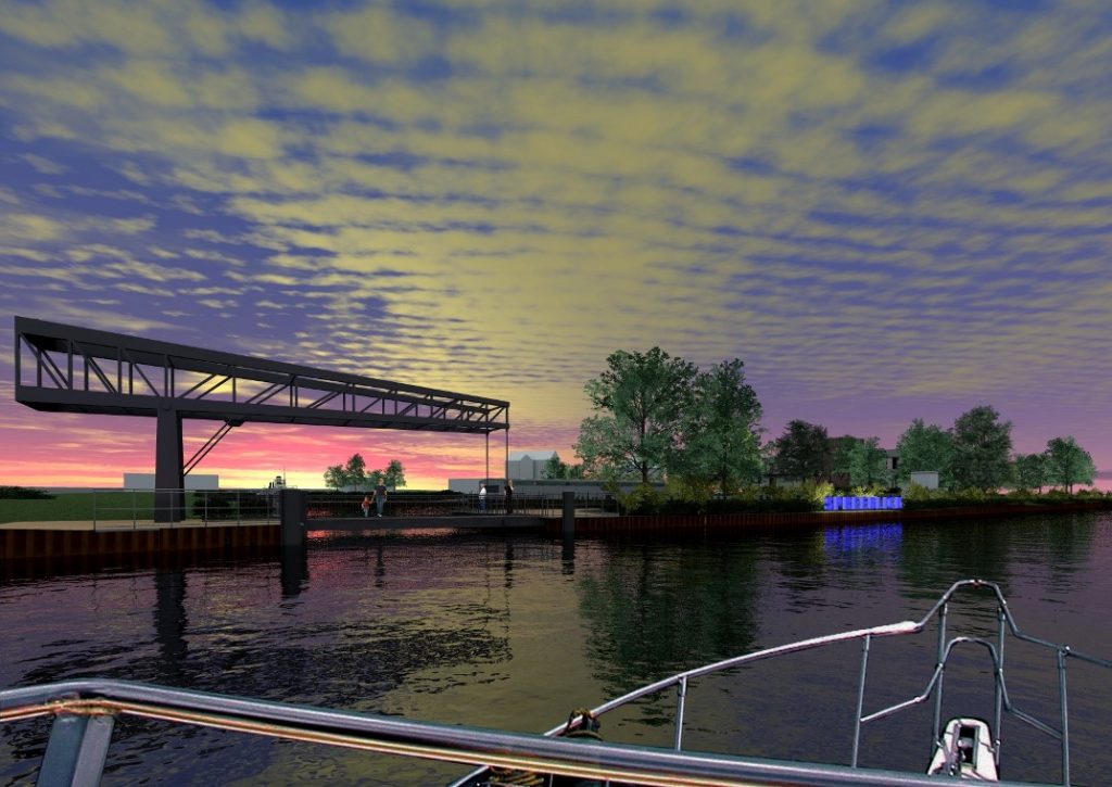 Klappbrücke Reederei Riedel - GSE Ingenieur-GmbH Saar, Enseleit und Partner